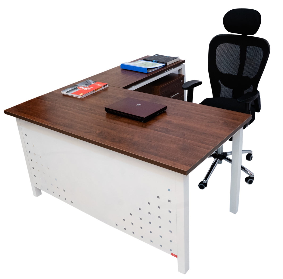 Senior Executive Table L Shape KGL1 – Sathya Furniture World